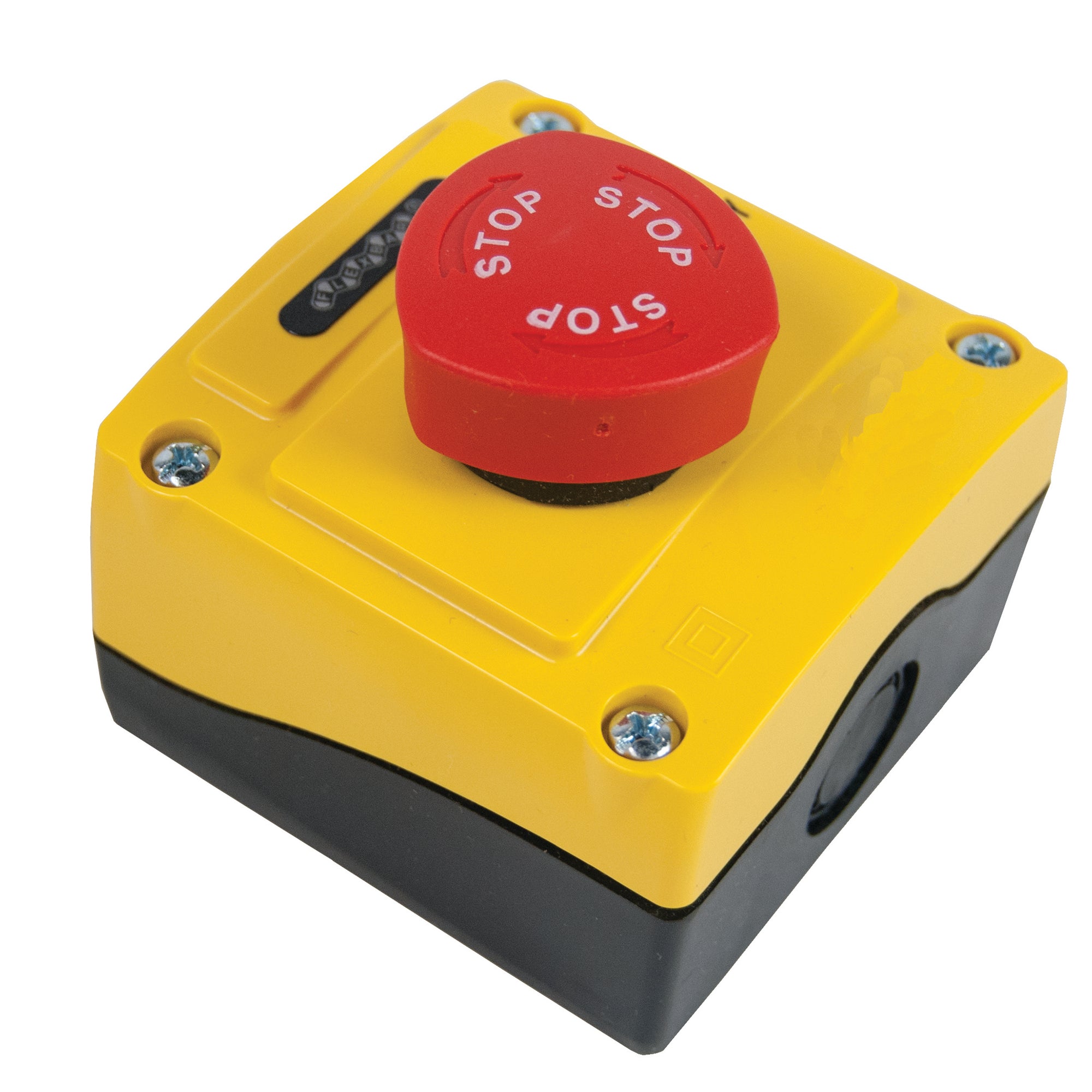 Emergency Stop Button (Plastic or Metal Enclosure) — Flexbar Machine ...