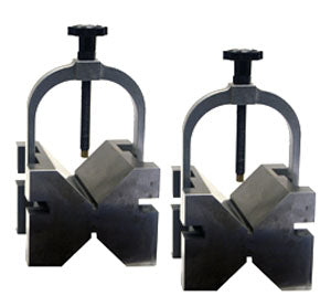 Precision Vee Blocks with Clamps (Pair) — Flexbar Machine Corporation