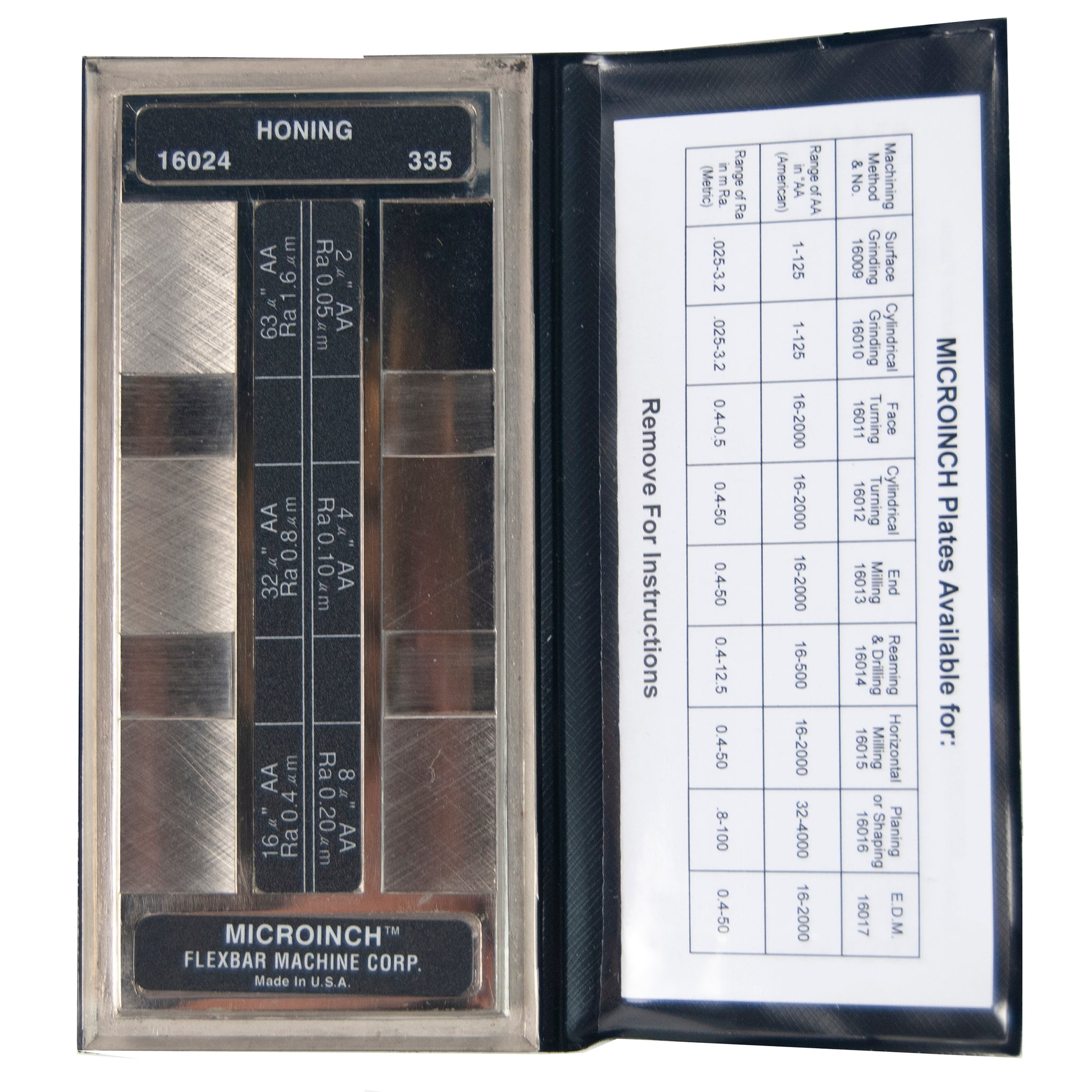 Microinch™ Comparator Plates — Flexbar Machine Corporation